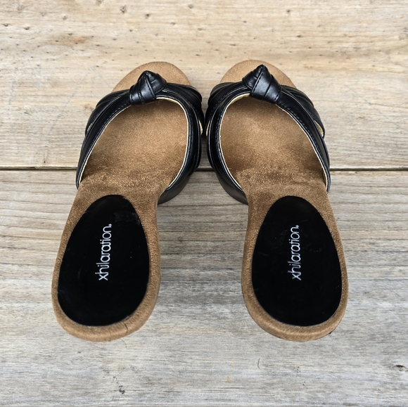 Xhilaration | Shoes | Xhilaration New Retro Black Tie Knot Platform ...